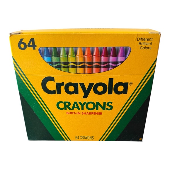 Crayola | Other | Vintage 99 Crayola Crayons 64 Count Box With ...